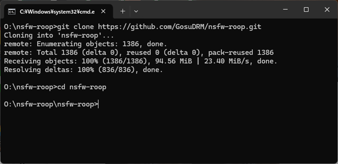 【失敗しない】PCでDeepFake！nsfw-roop のインストール方法＆使い方（スクリーンショットで丁寧解説） | AIクリエイティブワールド