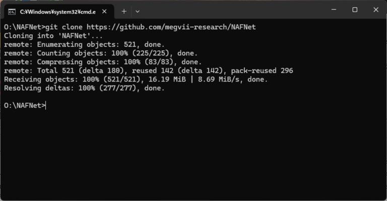 【Python】写真のノイズ除去とブレ（ぼやけ）除去をNAFNetで解決 | AIクリエイティブワールド